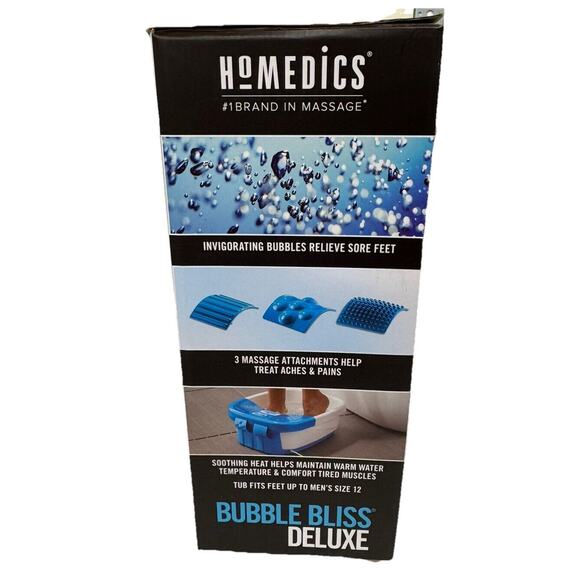 Homedics | Bath | Brand New Homedics Bubble Bliss Deluxe Massaging Foot ...